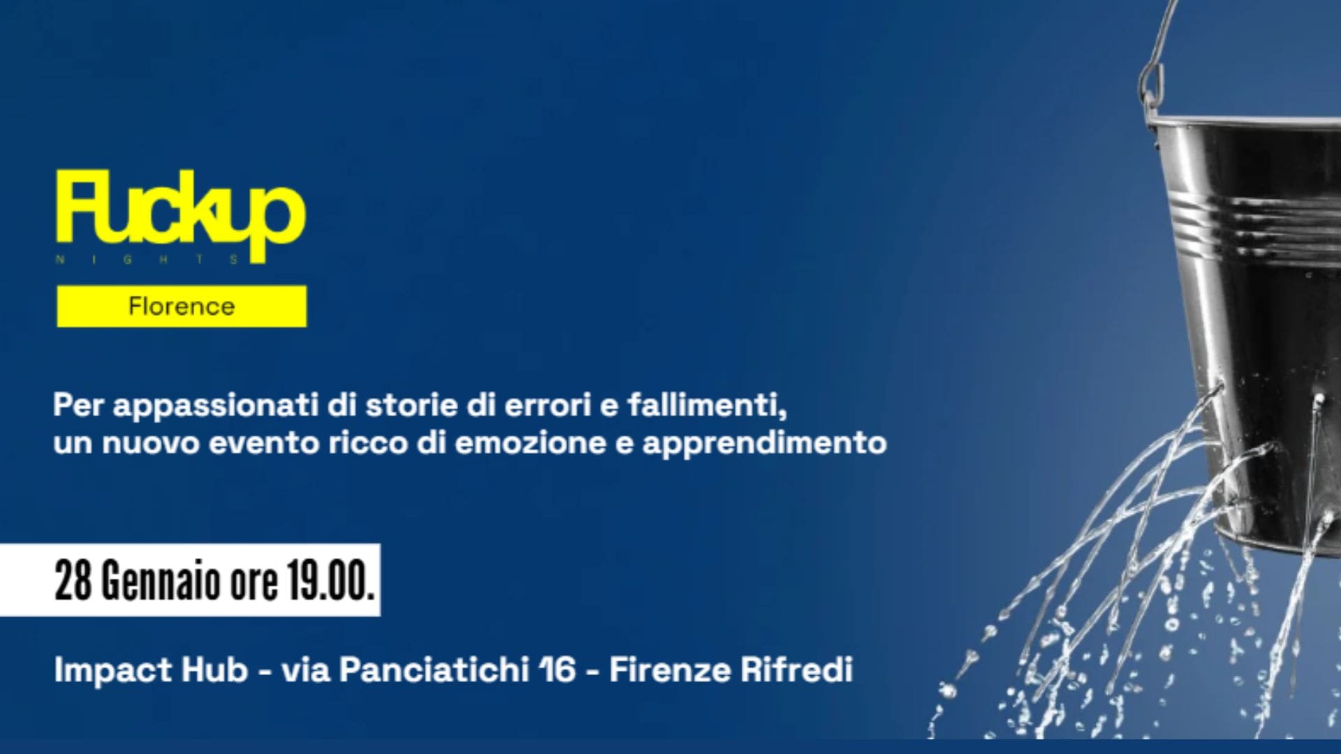 Impact Hub Firenze ospita la prima Fuckup Night Florence 2025 – Impact ...